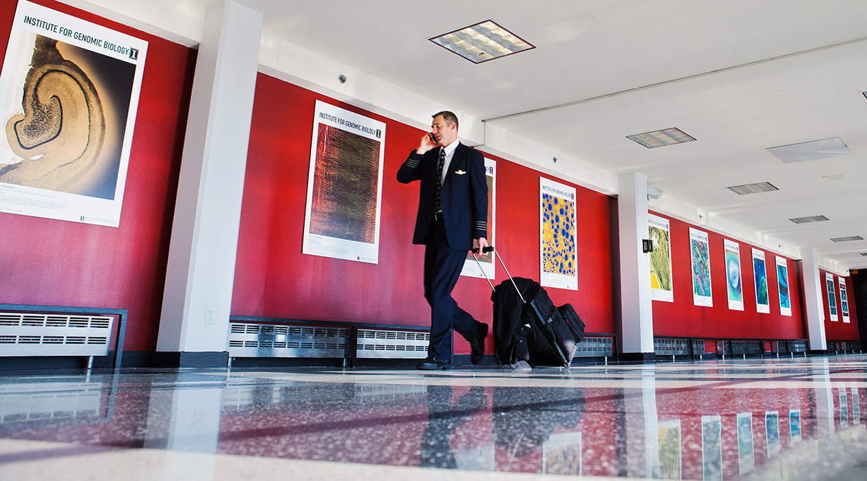 IGB Art of Science Images Featured at O’Hare Airport | Carl R. Woese ...